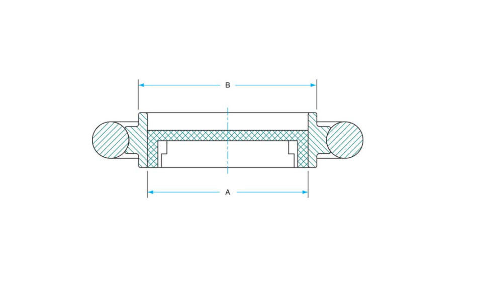 KF Screened SS Centering Ring with O-Ring – High Vac Depot