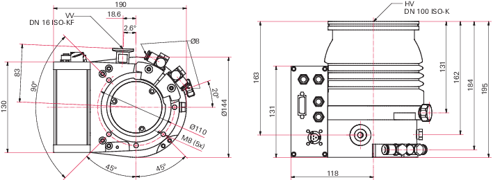 Pfeiffer HiPace 300 Turbo Pump – High Vac Depot