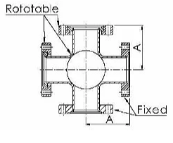 CF 5-Way Cross – High Vac Depot