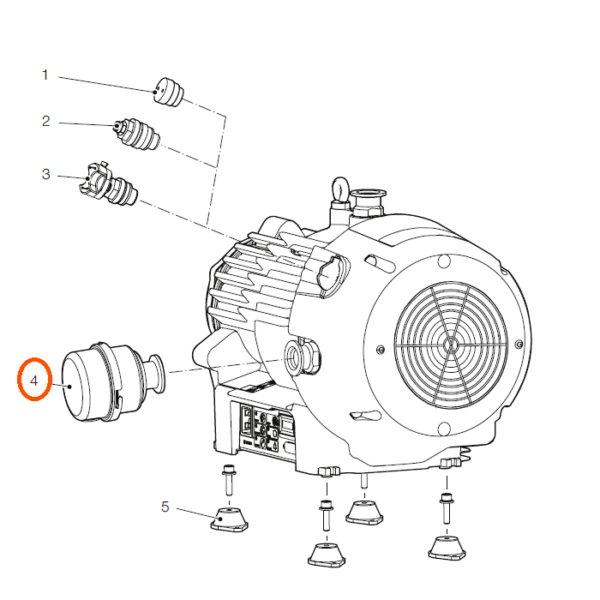 Leybold ScrollVac Plus Exhaust Silencer – High Vac Depot