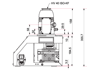 Pfeiffer HiCube 80 Eco Pump System – High Vac Depot