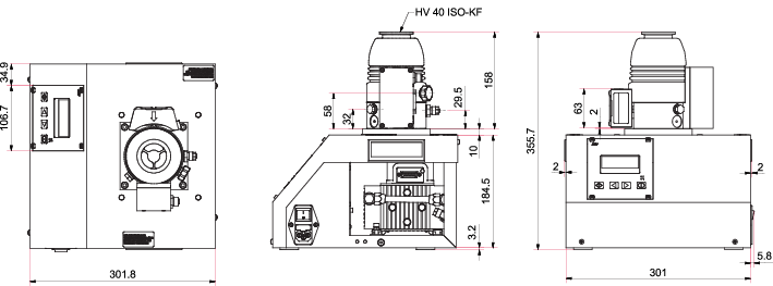 Pfeiffer HiCube 80 Eco Pump System – High Vac Depot