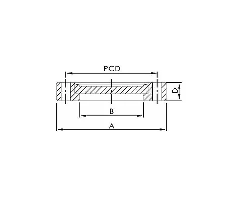 Conflat Rotatable Blanks with Thru Holes – High Vac Depot