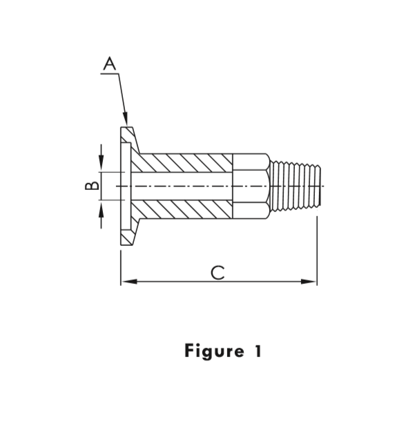 KF to NPT Male Pipe Adapter » High Vac Depot