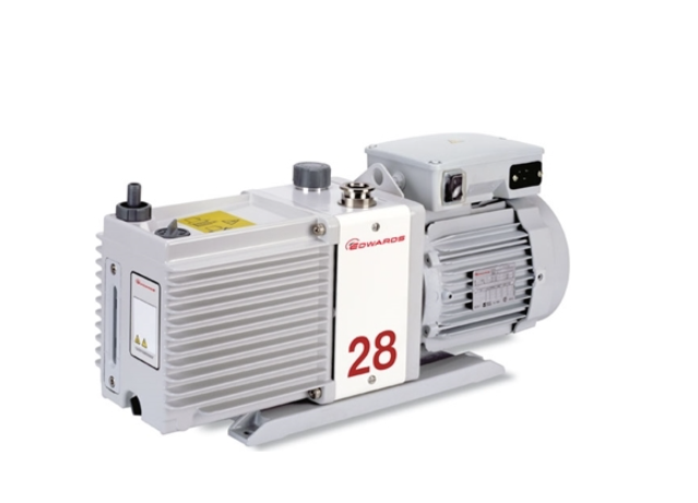 Edwards E2M18 and E2M28 Rotary Vane Pumps – High Vac Depot