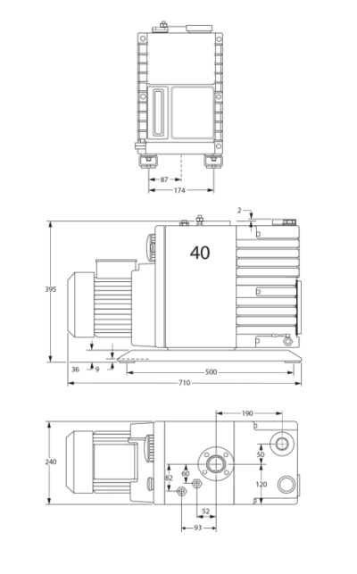 Edwards E2M40 and E2M80 Rotary Vane Pumps – High Vac Depot