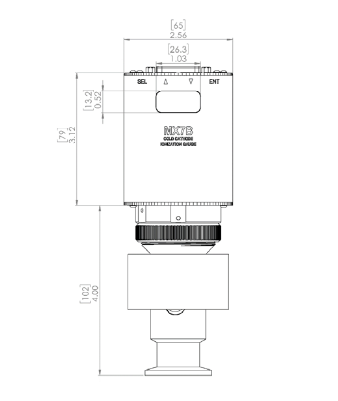 Televac MX7B Cold Cathode Active Vacuum Gauge – High Vac Depot