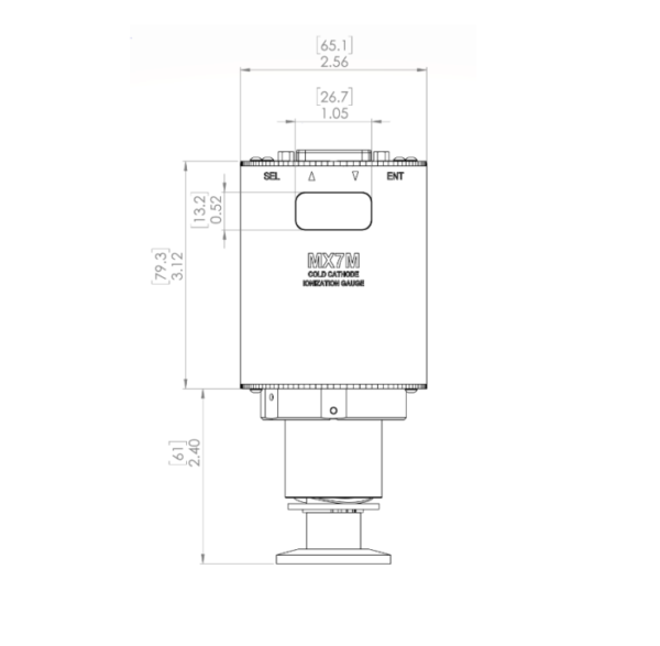 Televac MX7M Cold Cathode Ionization Gauge – High Vac Depot