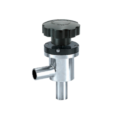 Manual Angle HV Tube Poppet Valves – High Vac Depot