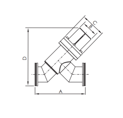 Pneumatic CF Inline Bellows Valve – HV and UHV – High Vac Depot