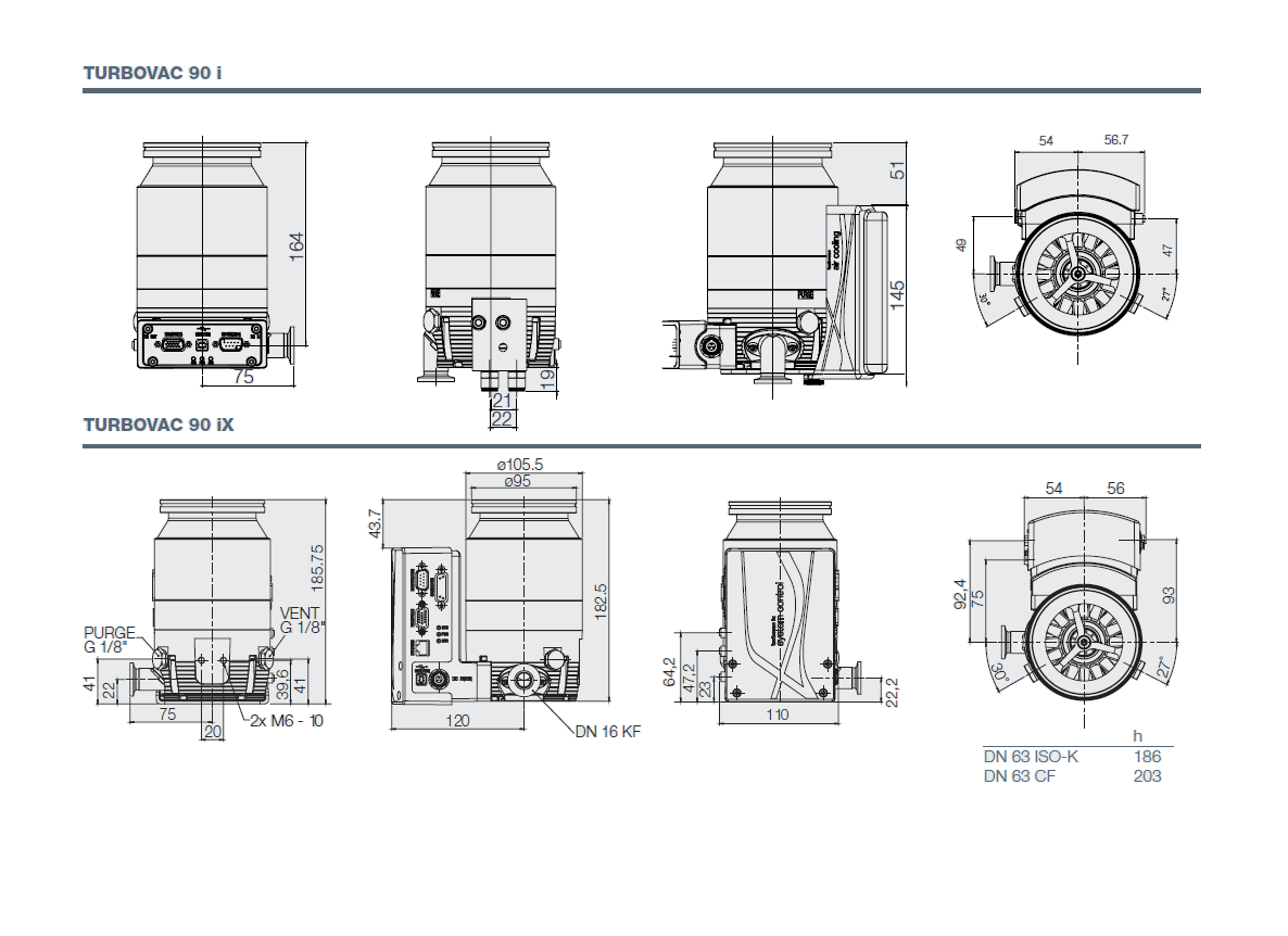 Leybold Turbovac 90 i/iX Turbo Pump – High Vac Depot