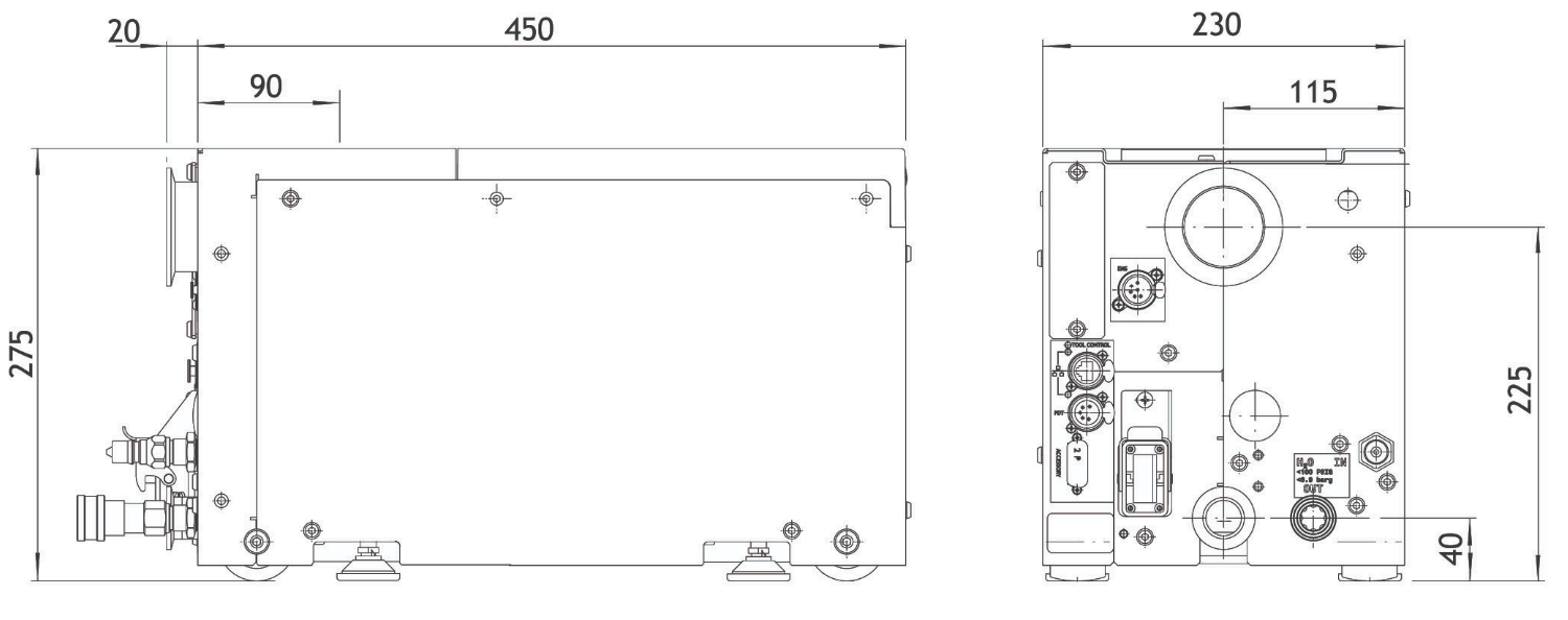 Edwards iXL120N E 200-460V 3/8 QC Water Fittings – High Vac Depot