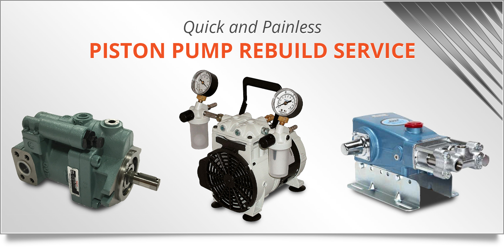 Piston Pump Rebuild Service – High Vac Depot
