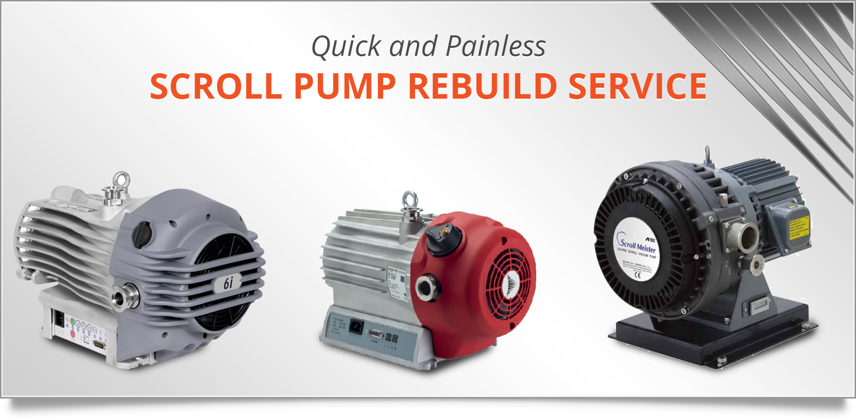 Scroll Pump Rebuild Service – High Vac Depot