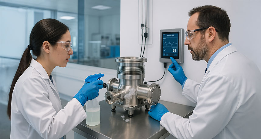 How to Perform a Bubble Leak Test for Low Vacuum Systems – High Vac Depot